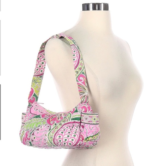 Bags Vera Bradley Pinwheel Pink Pattern Small Hobo Shoulder Bag